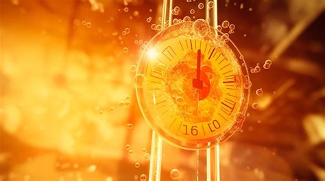 Premium Ai Image Hot Thermometer In High Temperature In High Degrees Generative Ai