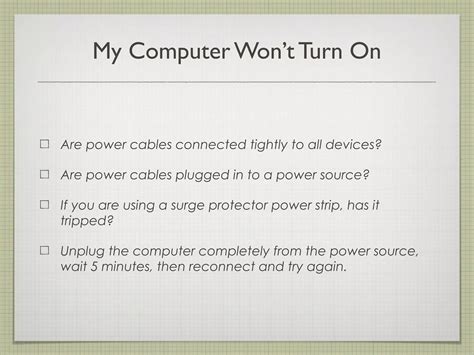 Basic Computer Troubleshooting Pdf