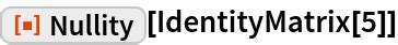 Nullity Wolfram Function Repository