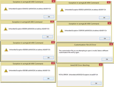 Fatal Error Unhandled Access Violation Reading 0x0000 Exception At 70cbe8e1h Autodesk Community
