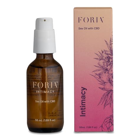 Foria Intimacy Sex Oil With Cbd Ulta Beauty