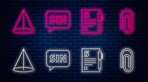 Set Line Human Brain Open Book Graph Schedule Chart Diagram And Book With Word Mathematics