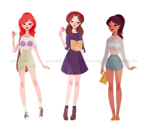Modern Disney Princess Portraits Ps Love