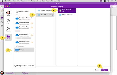 如何恢复 Onenote 的 Onepkg 包到 Mac Onenote 备份里，并打开包里的分区？ 数字笔记珍宝 Onenotegem