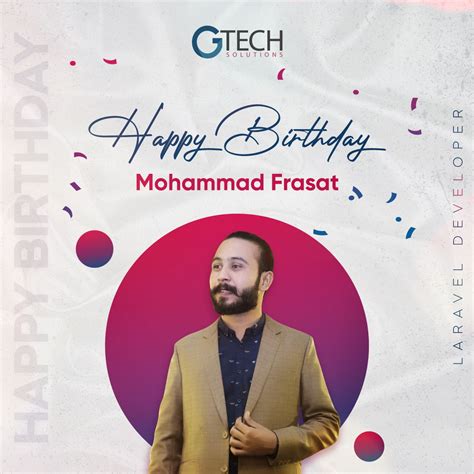 G Tech Solutions On Linkedin Happybirthday Celebrate
