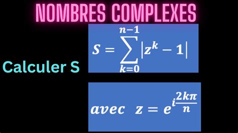 Nombres Complexes Suites Et Formules D Euler Youtube