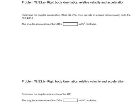 Solved Problem 15 132 Rigid Body Kinematics Relative