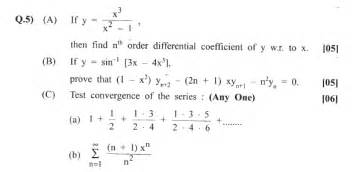 Engineering Mathematics Question Paper Download Entc Engg