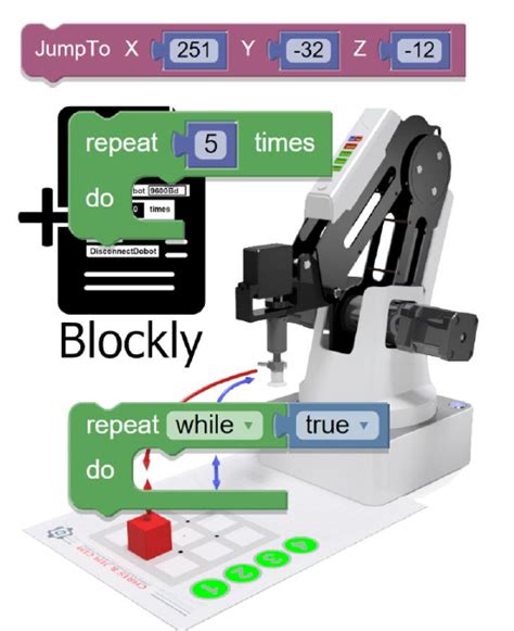 dobot blockly curriculum downloads chris and jim cim