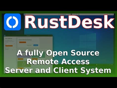 Free Video Rustdesk An Open Source Self Hosted Alternative To TeamViewer AnyDesk