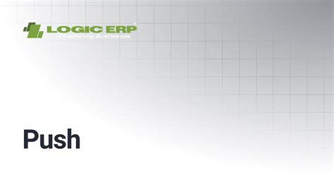 Push Logic Erp Docs