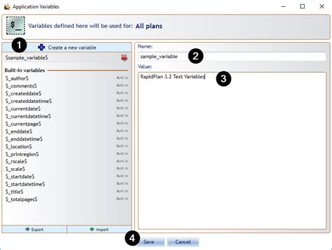 text variables invarion help center