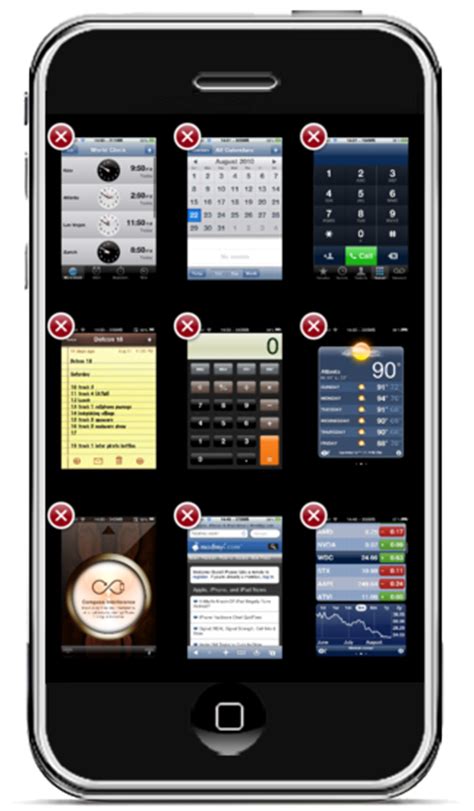 Replace Ios 4 X Task Switcher With Expose Like Multitasking Using Multifl0w On Iphone 4 Ipad