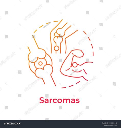 Sarcoma Red Gradient Concept Icon Type Stock Vector Royalty Free 2518001541 Shutterstock