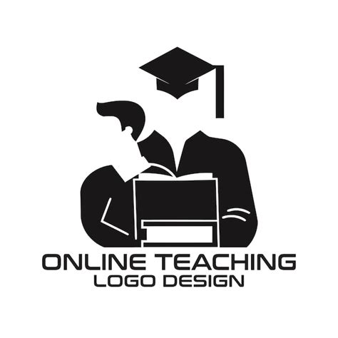 Premium Vector Online Teaching Vector Logo Design