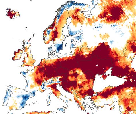 Satellite Maps Shows Signs Of Drought In European Groundwater