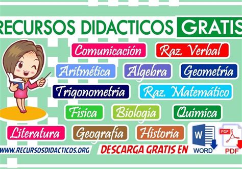 Recursos Educativos Gratuitos Material Didáctico Para Primaria En Pdf