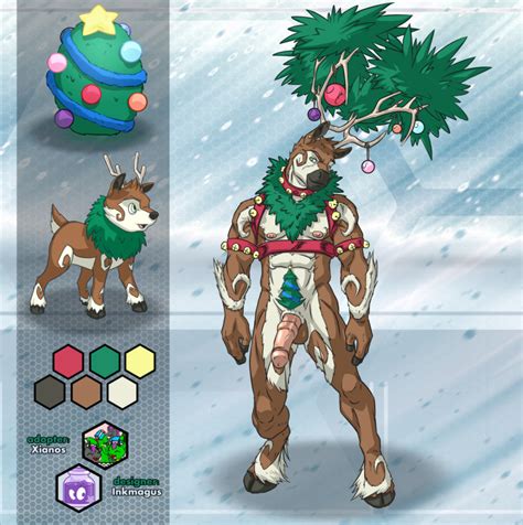 Rule 34 Altered Bondage Bound Cervine Christmas Edit Holidays Inkmagus Light Bondage Male