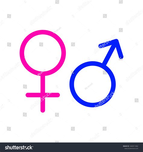 Male Female Sex Symbolsgender Symbol Icons Stock Vector Royalty Free Shutterstock