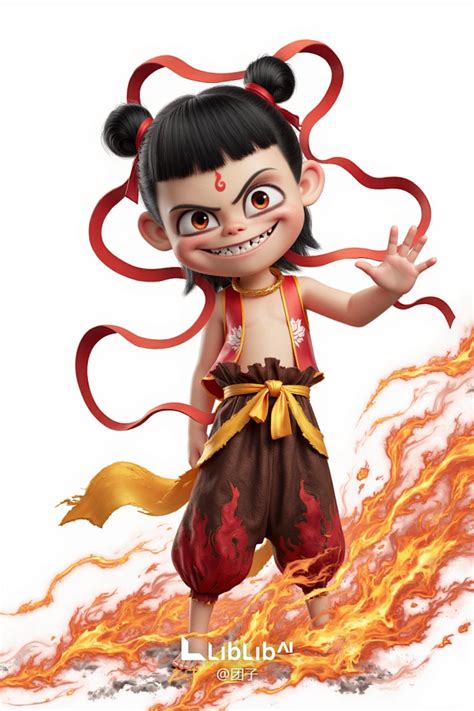 哪吒 F 1 Lora 团子 Liblibai 花瓣网