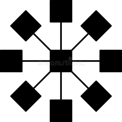 Flowchart Hierarchy Vector Icons Org Chart Organizational Flow Vector Stock Vector