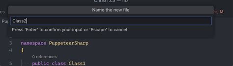 New File Should Infer The Namespace From The Location · Issue 425 · Microsoftvscode