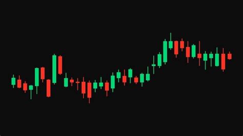 Premium Vector Crypto Currency Graph On Black Background