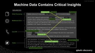 Splunk Discovery Milan 2018 Splunk Overview PPT