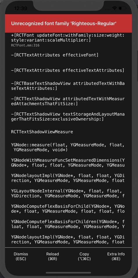 Unable To Add Custom Fonts In React Native Rreactnative