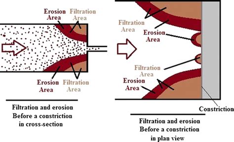 Filtration And Erosion At A Constriction Download Scientific Diagram
