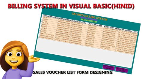 How To Make Billing System In Visual Basic Design Sales List Form How To Create Billing