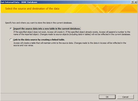 Ms Access 2007 Import A Table From Another Database