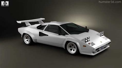 Lamborghini Countach 5000 Qv 1985 3d Model By Youtube