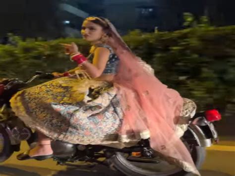Dulhan Ka Video Bride On Bullet Video Goes Viral On Social Media शादी