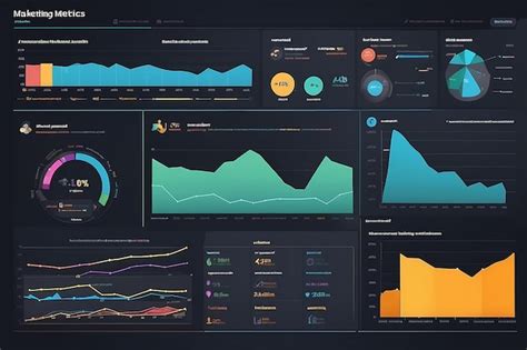 Premium Photo Chat Marketing Metrics Dashboard