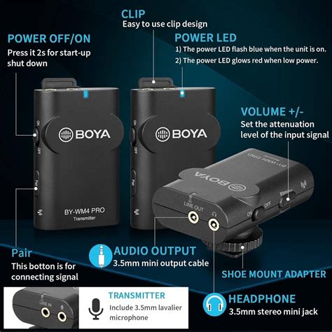 Boya By-Wm4 Pro- Portable 2.4G Wireless Microphone Buy, Best Price in ...