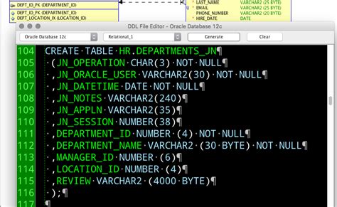 Sql Developer Data Modeler Adding Journaling Tables