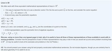 Solved We Often Work With Three Equivalent Mathematical