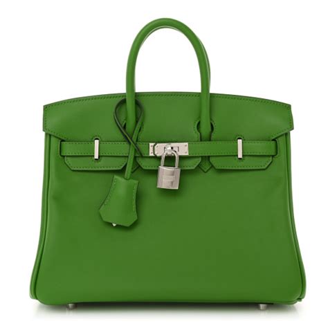 Hermes Swift Birkin 25 Vert Yucca Great Ts Club
