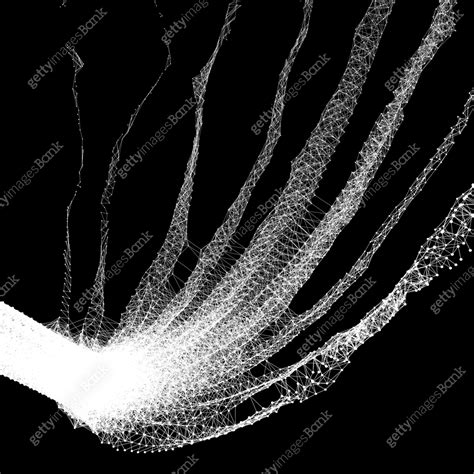 Network Background Connection Structure Wireframe Polygonal Vector Illustration 3d Technology