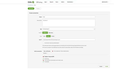 solved nprinting connection qlikview server qlik community 1437190