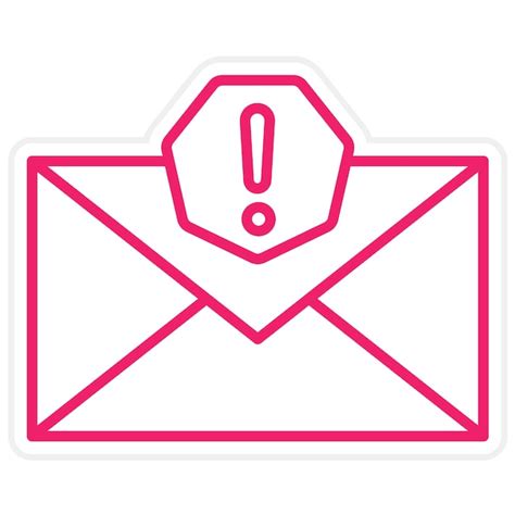 Premium Vector Spam Email Icon Style