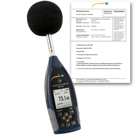 Class 2 Data Logging Sound Level Meter 428 Topinst