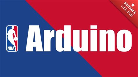 Arduino Nba Logo Text Effect Generator