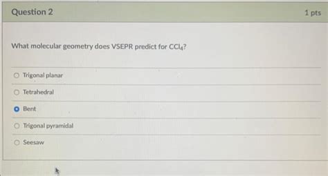 [solved] What Molecular Geometry Does Vsepr Predict For