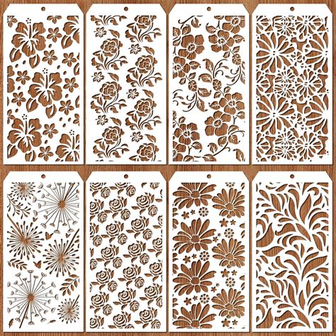 Cake Stencils Decorating Buttercream Templates Floral