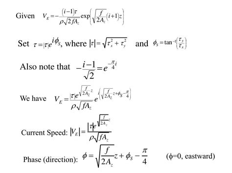 Ppt Wind Driven Circulation I Planetary Boundary Layer Near The Sea Surface Powerpoint