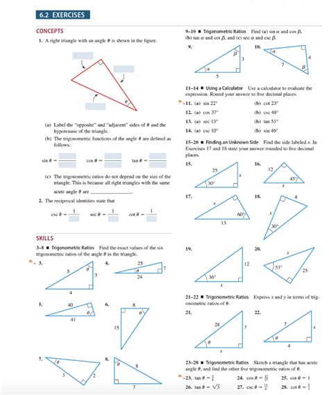 Solved EXERCISES CONCEPTS A Right Triangle With An Chegg