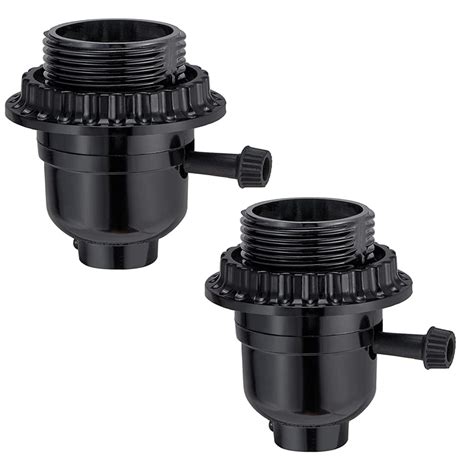 2 Pack Ul Listed E26 Light Socket Threaded Lamp Socket Replacement With