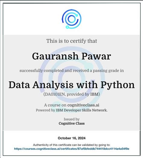 Datascience Python Dataanalysis Ibm Lifelonglearning